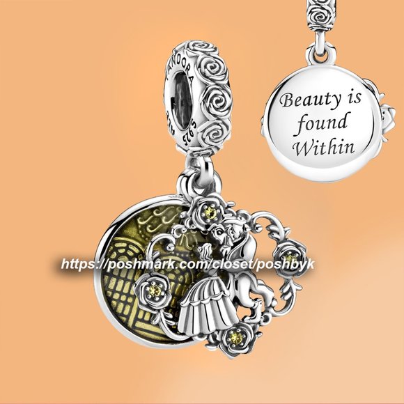 Pandora | Jewelry | Pandora Beauty And The Beast Dancing Dangle Charm ...